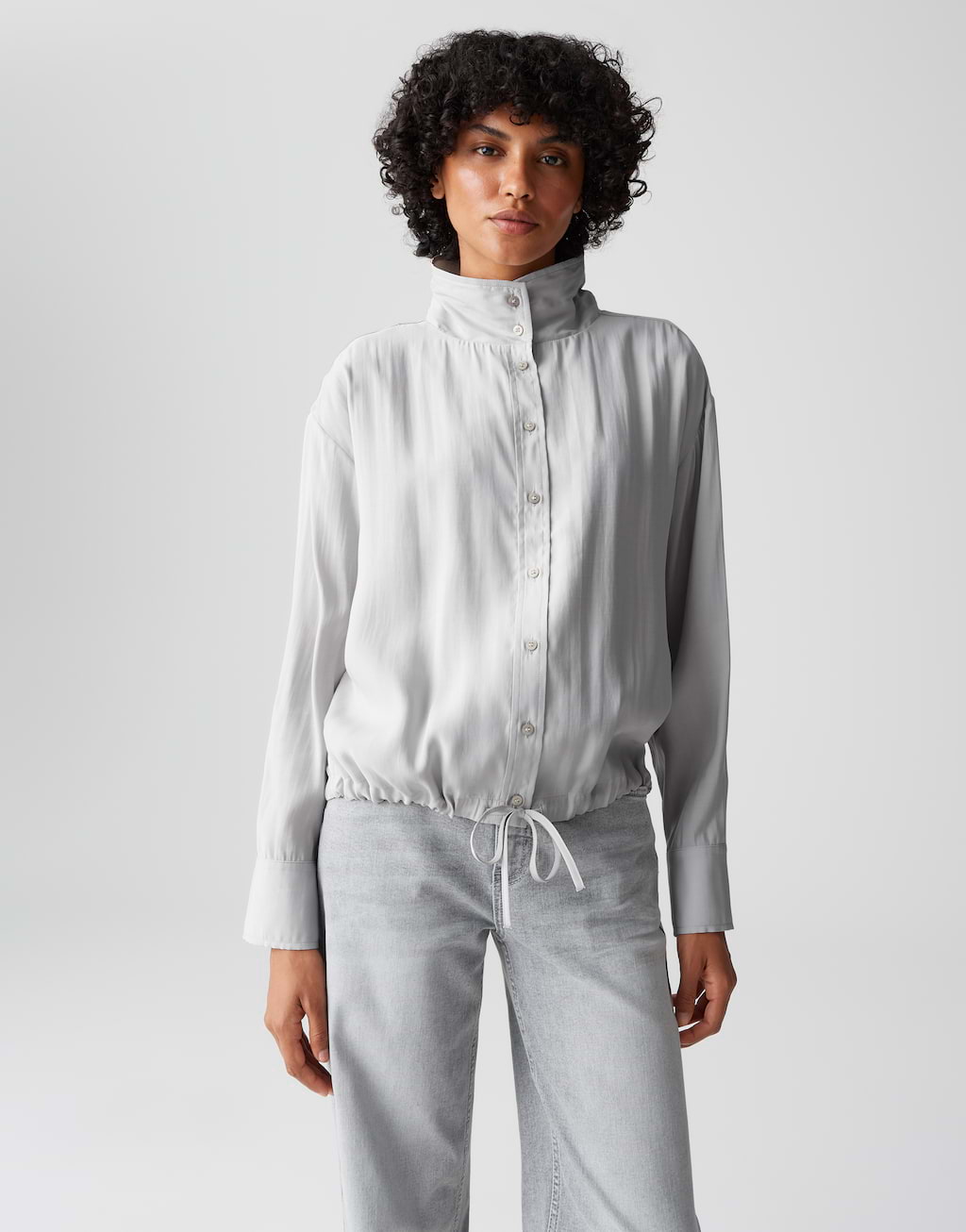 long sleeve blouse Fayra grey by OPUS | shop your favourites online