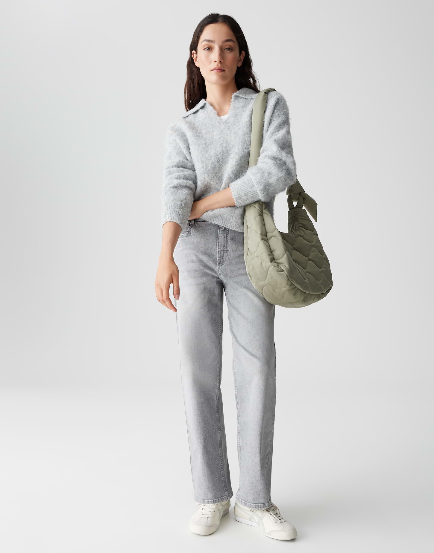 Pullover Pelsie grau online bestellen | OPUS Online Shop