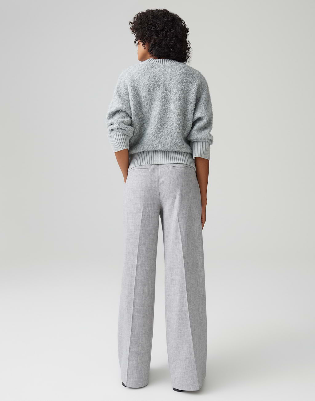 Wide Leg Pants Maiga cozy grijs online bestellen | OPUS online shop