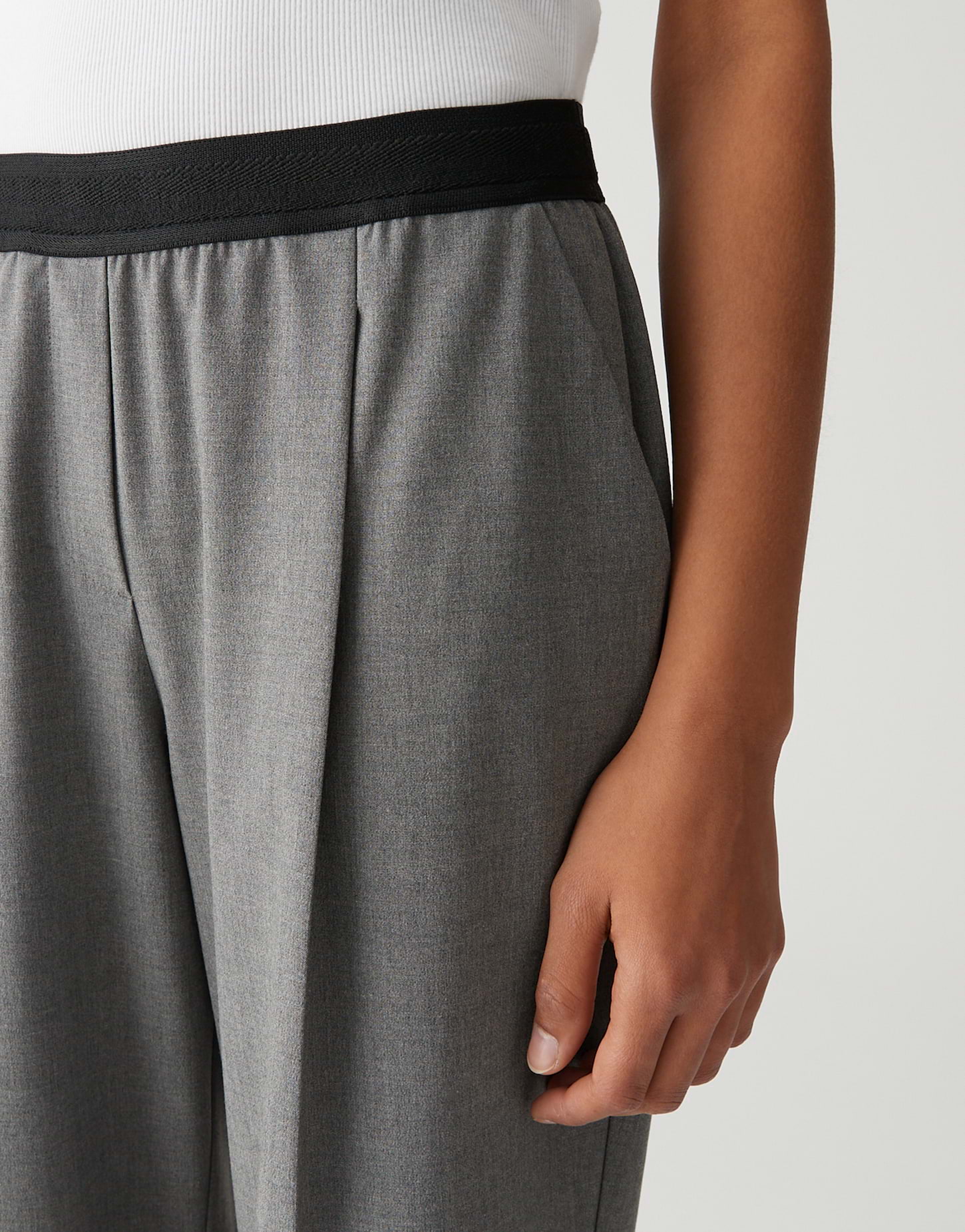 Wide Leg Pants Marou city grau online bestellen | OPUS Online Shop