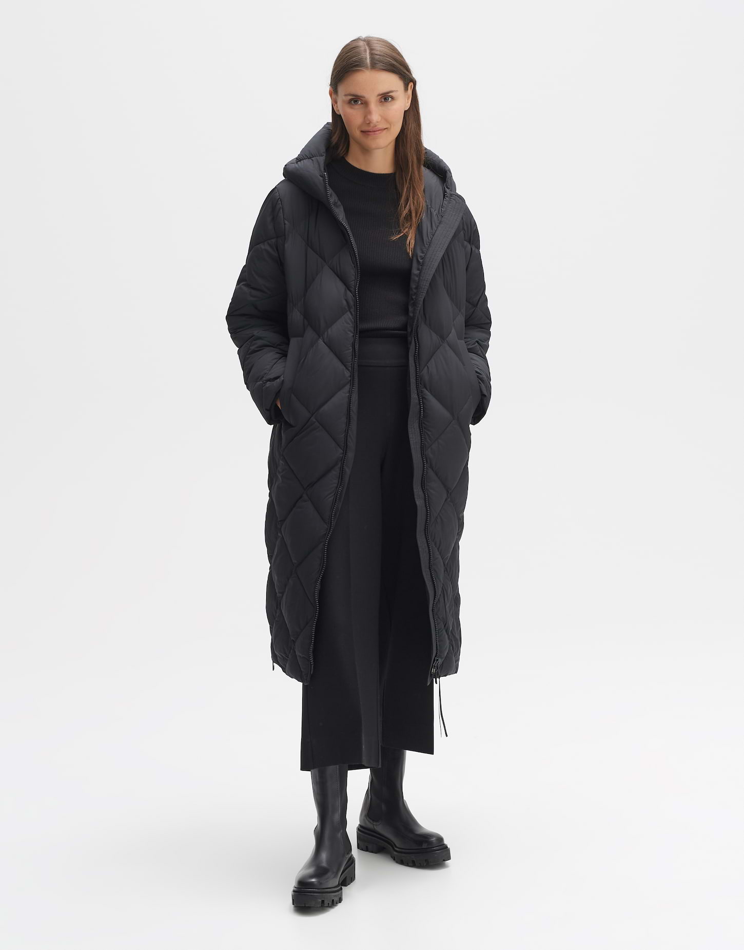 commander Manteau matelassé Hubine noir en ligne | OPUS Boutique en ligne