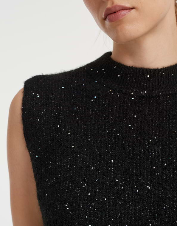 Pullunder Polili schwarz online bestellen | OPUS Online Shop