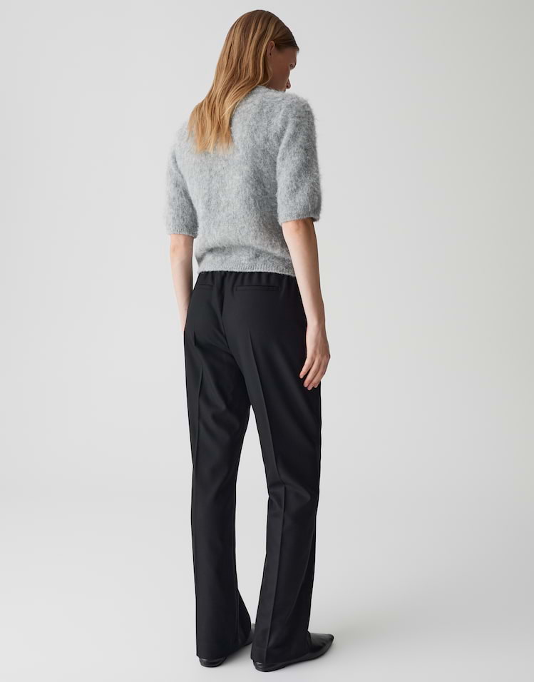 Wide Leg Pants Macie vibe zwart online bestellen | OPUS online shop