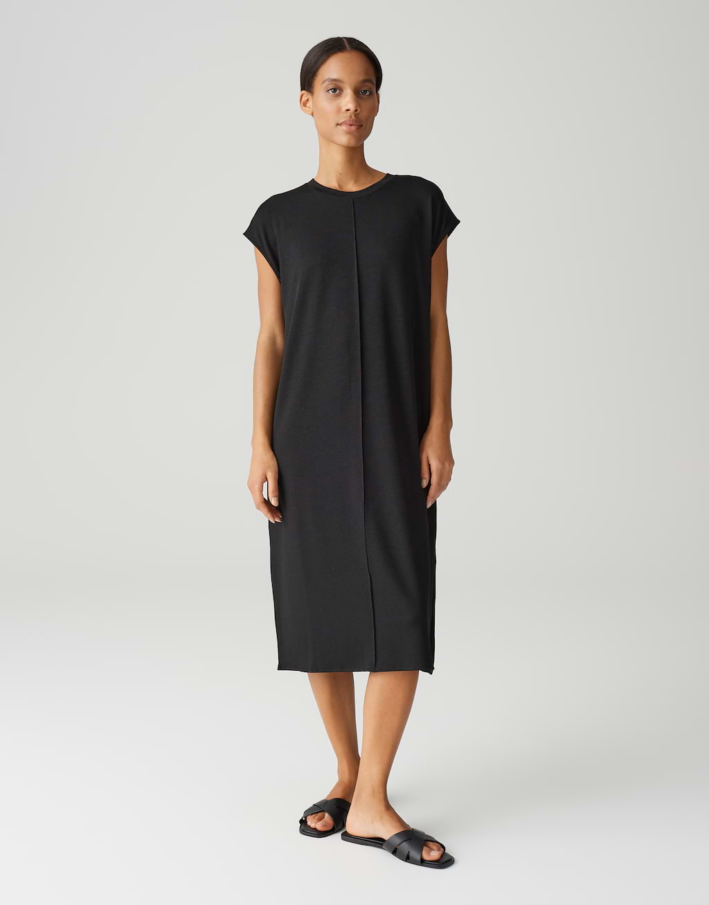 Midikleid Winja schwarz online bestellen | OPUS Online Shop