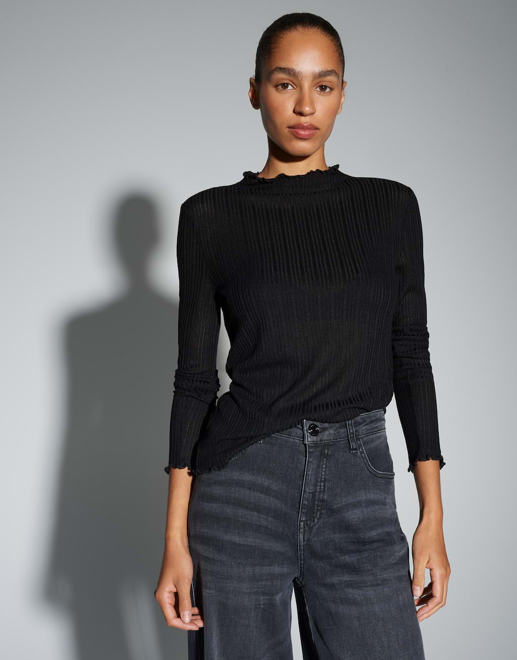 long sleeve shirt Sivi black by OPUS | shop your favourites online