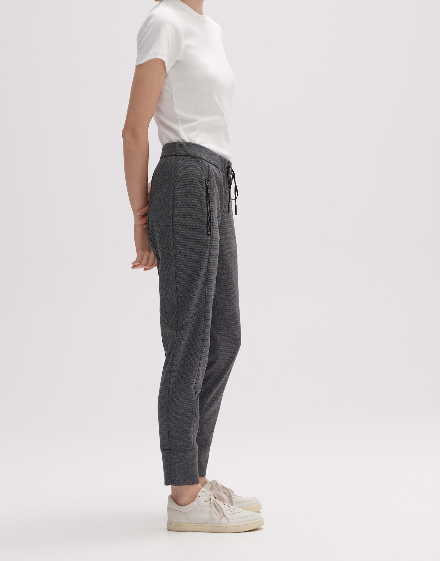 Stoffen broek Levino zwart online bestellen | someday online shop